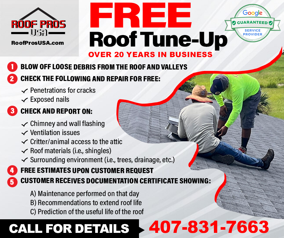 Orlando Roofing Special Offers | Free Solar Vent, Storm Damage Inspection
